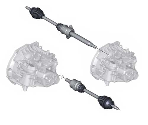 Mini Cooper Axle Drive Shaft Oem Gen2 R55 r59
