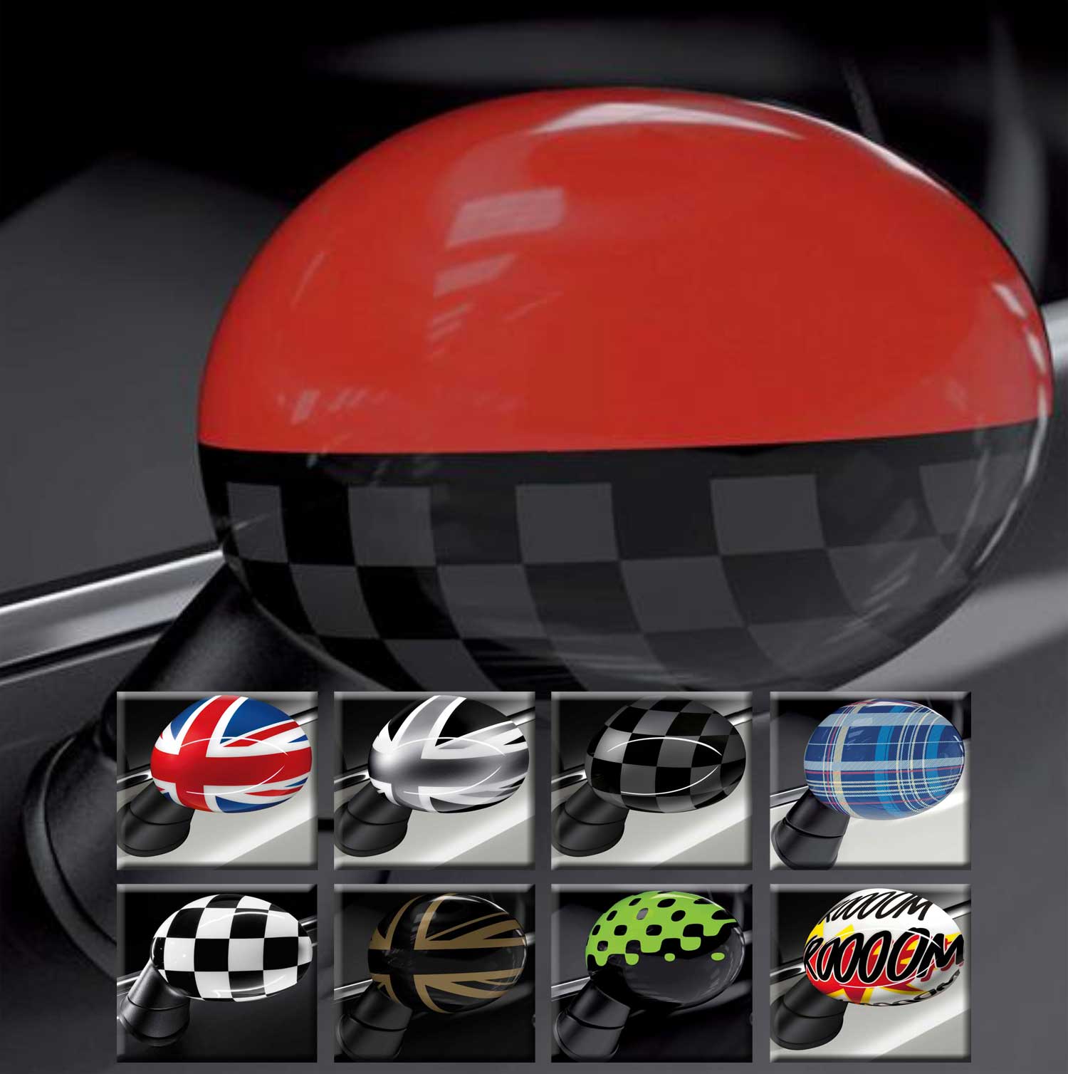 Mini r53 mirror caps store